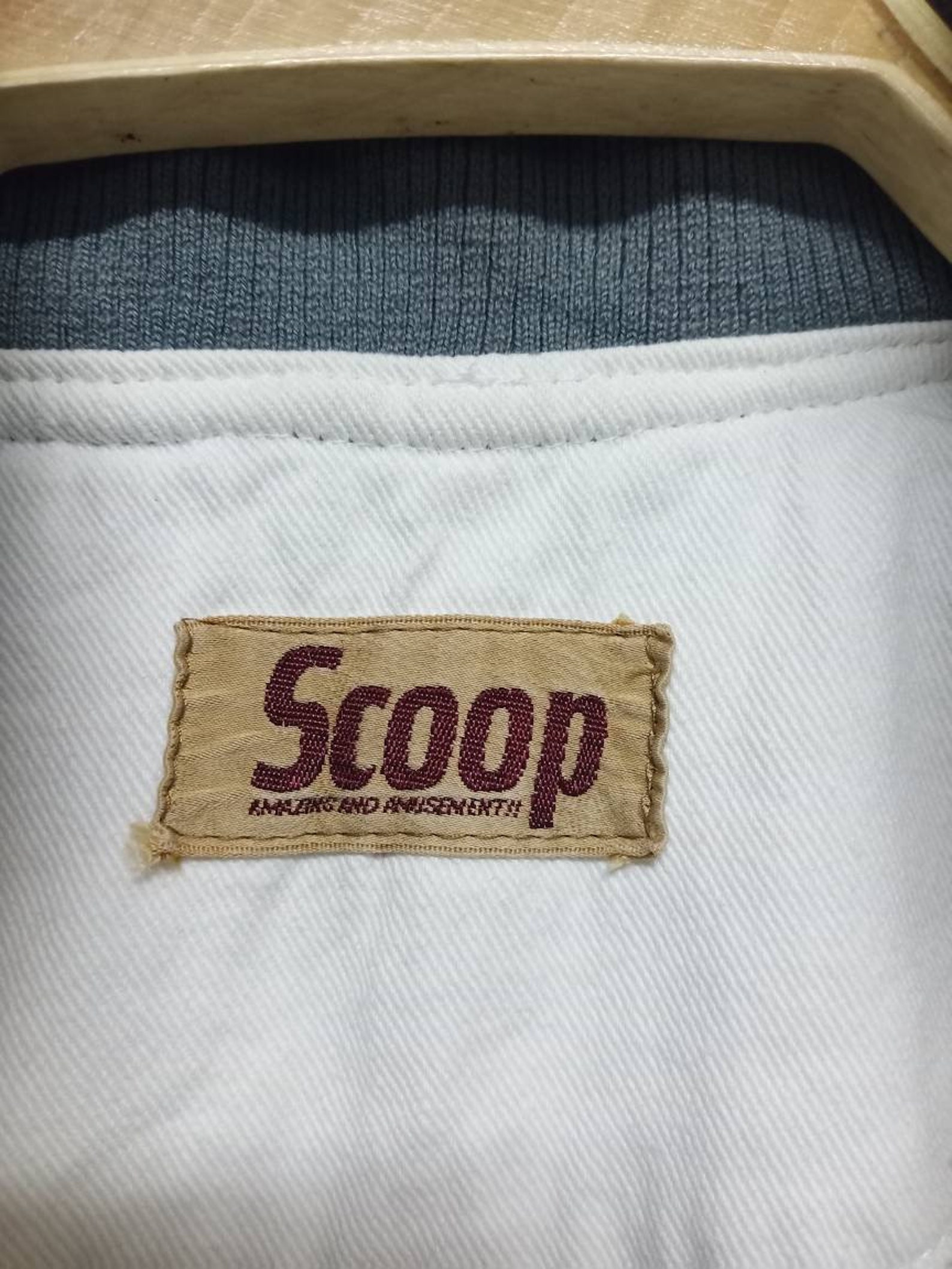 Vintage SCOOP Varsity Jacket Full Button | Etsy