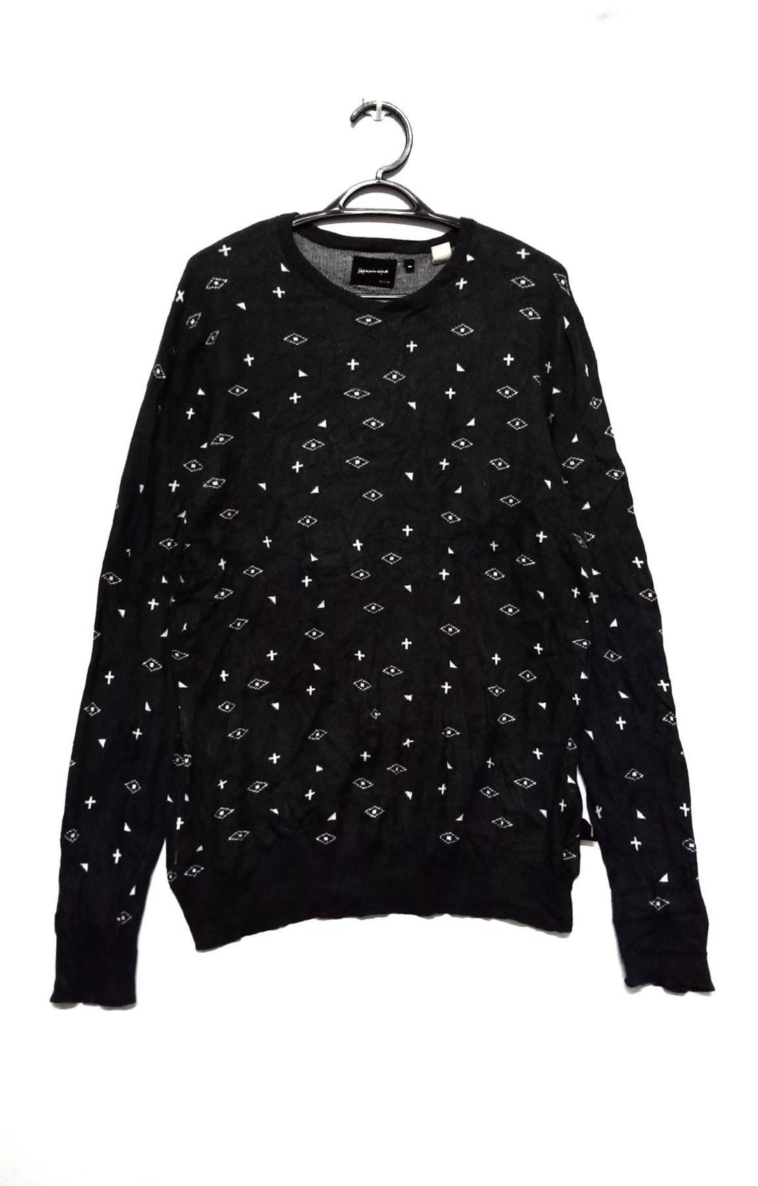 Quicksilver Fullprint Sweatshirt Black Colour - Etsy
