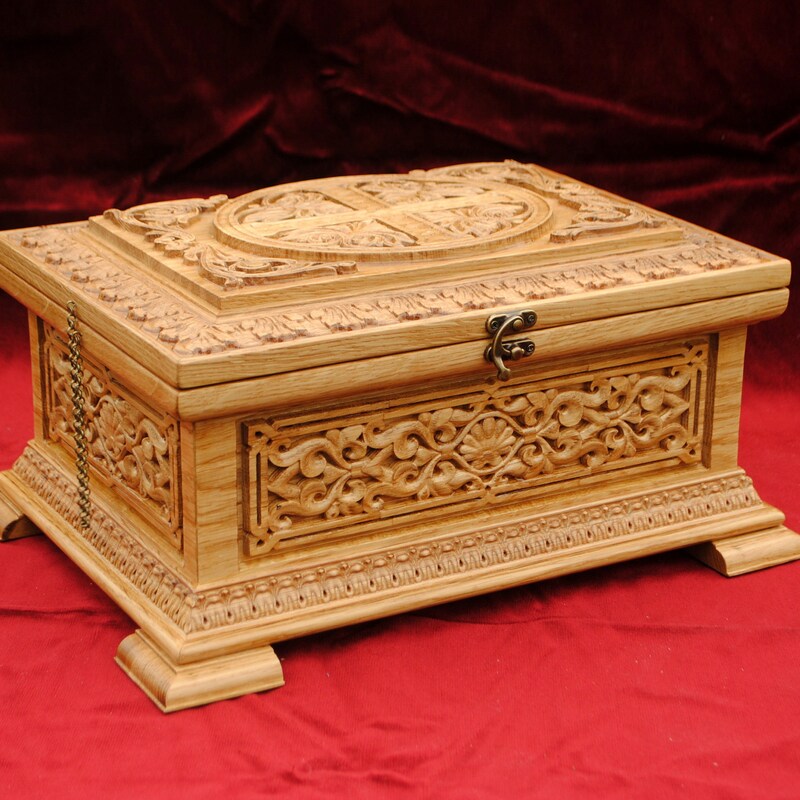 Carved Russian Box - Etsy