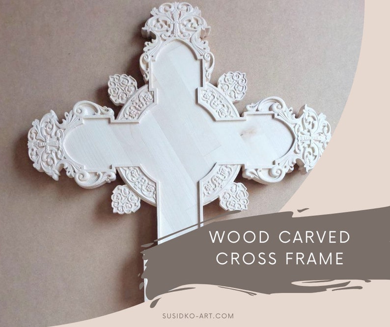 Wooden Pilgrim Cross: Woodcarving DIY Cross, Iconographer Gift, Church ...