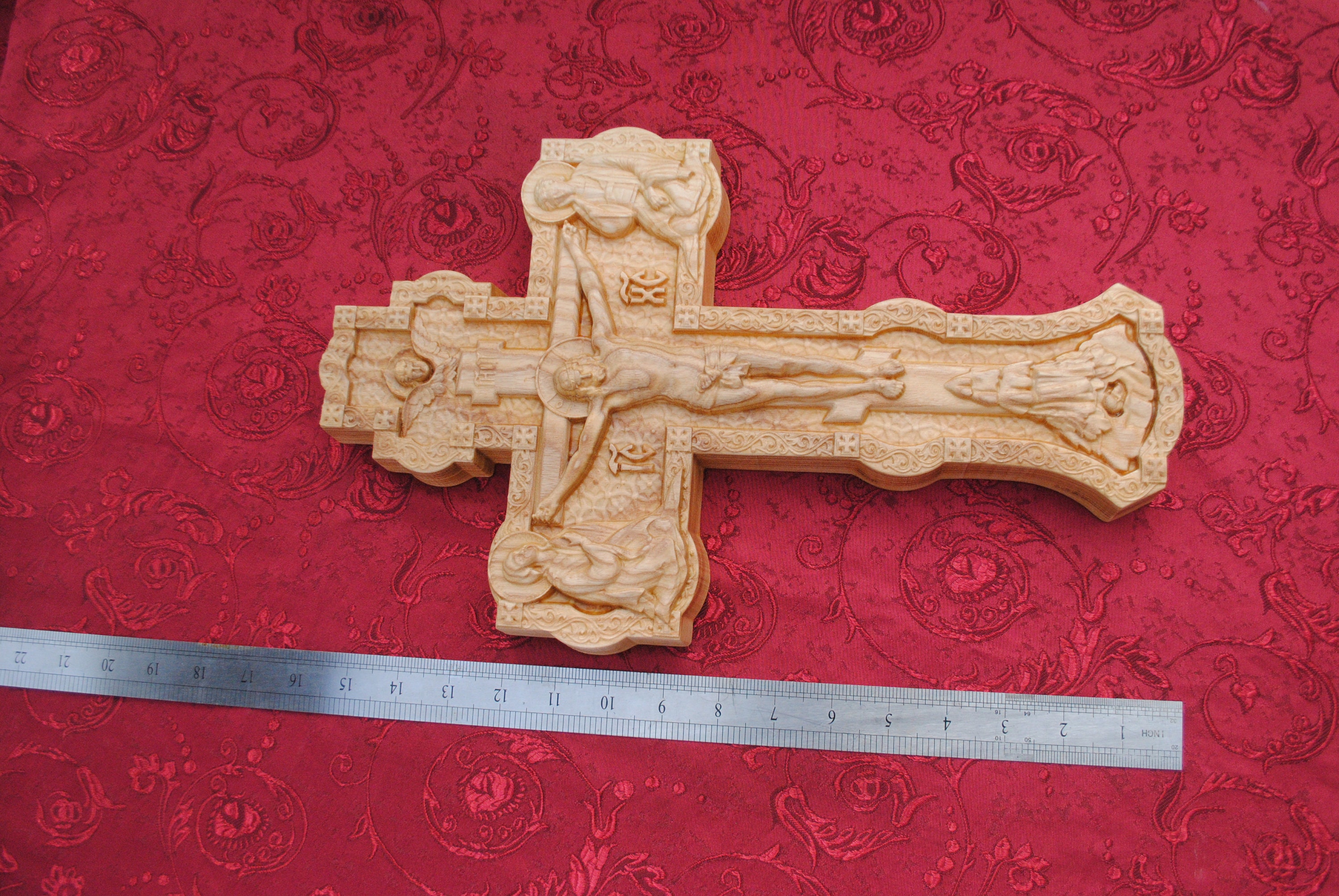 Carved Wooden Orthodox Holy Cross Quadragesima - Etsy