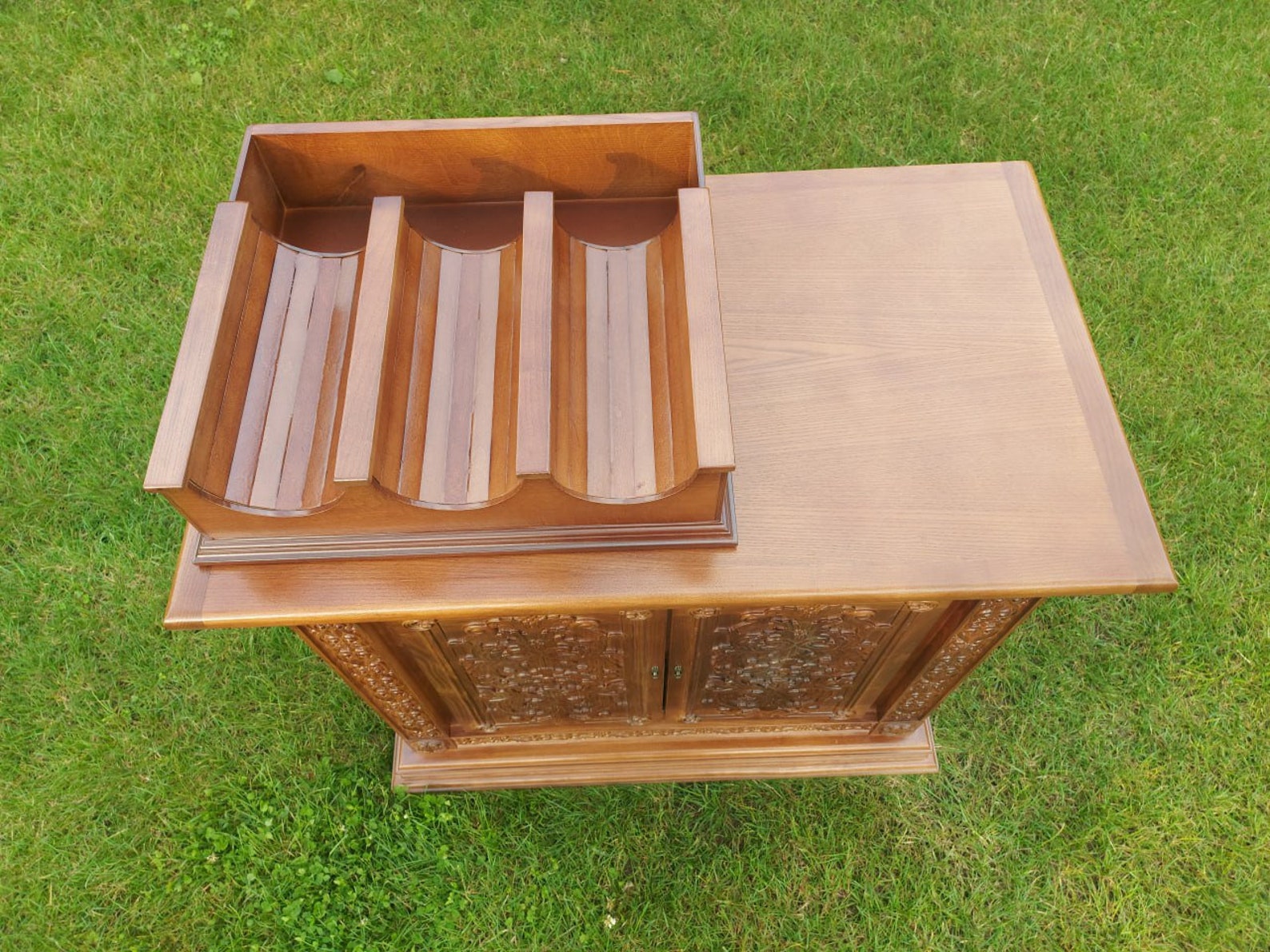 Wooden Candle Table for Church Use - Custom Carved and Designed ...