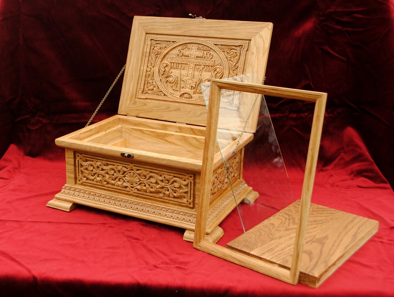 Orthodox Reliquary Box. Wood Carving. Religious Reliquary for Church - Etsy