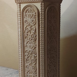 Church Lectern. Wood Carving. Hexagon Pupitre. Orthodox Christian ...