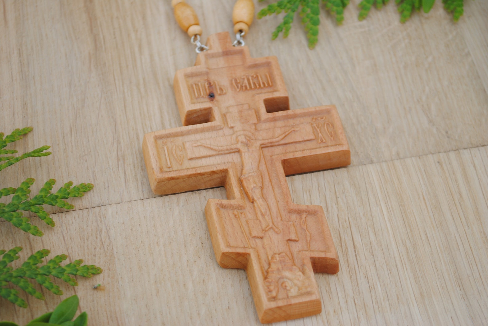 Priests Pectoral Orthodox Wooden Cross. Gift for Priest Eight-pointed ...