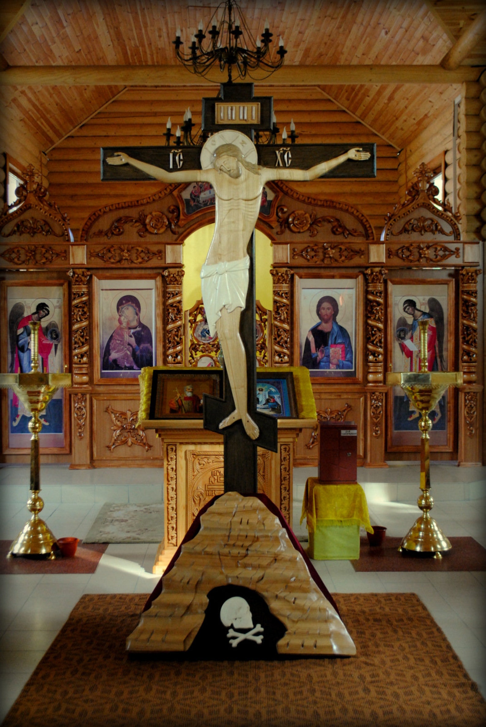 Orthodox Wooden Crucifix Carving KIT for Yourself Assembly. Pieces of ...