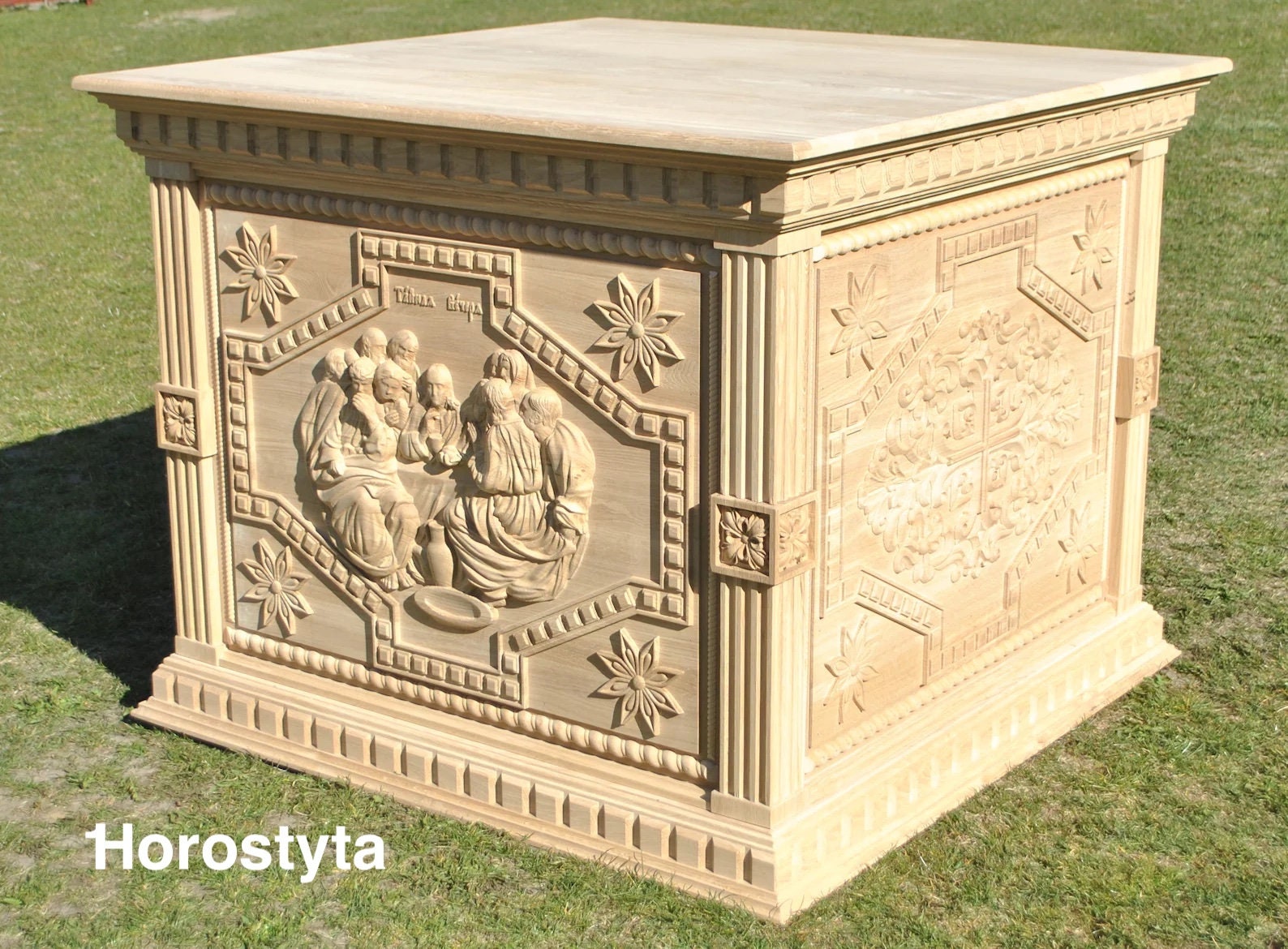 Carved Holy Table for Christian Church Made of Hardwood - Etsy