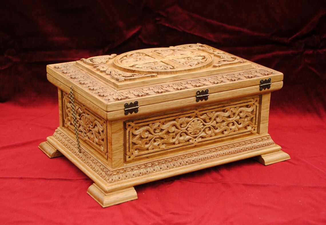 Orthodox Reliquary Box. Wood Carving. Religious Reliquary for Church - Etsy