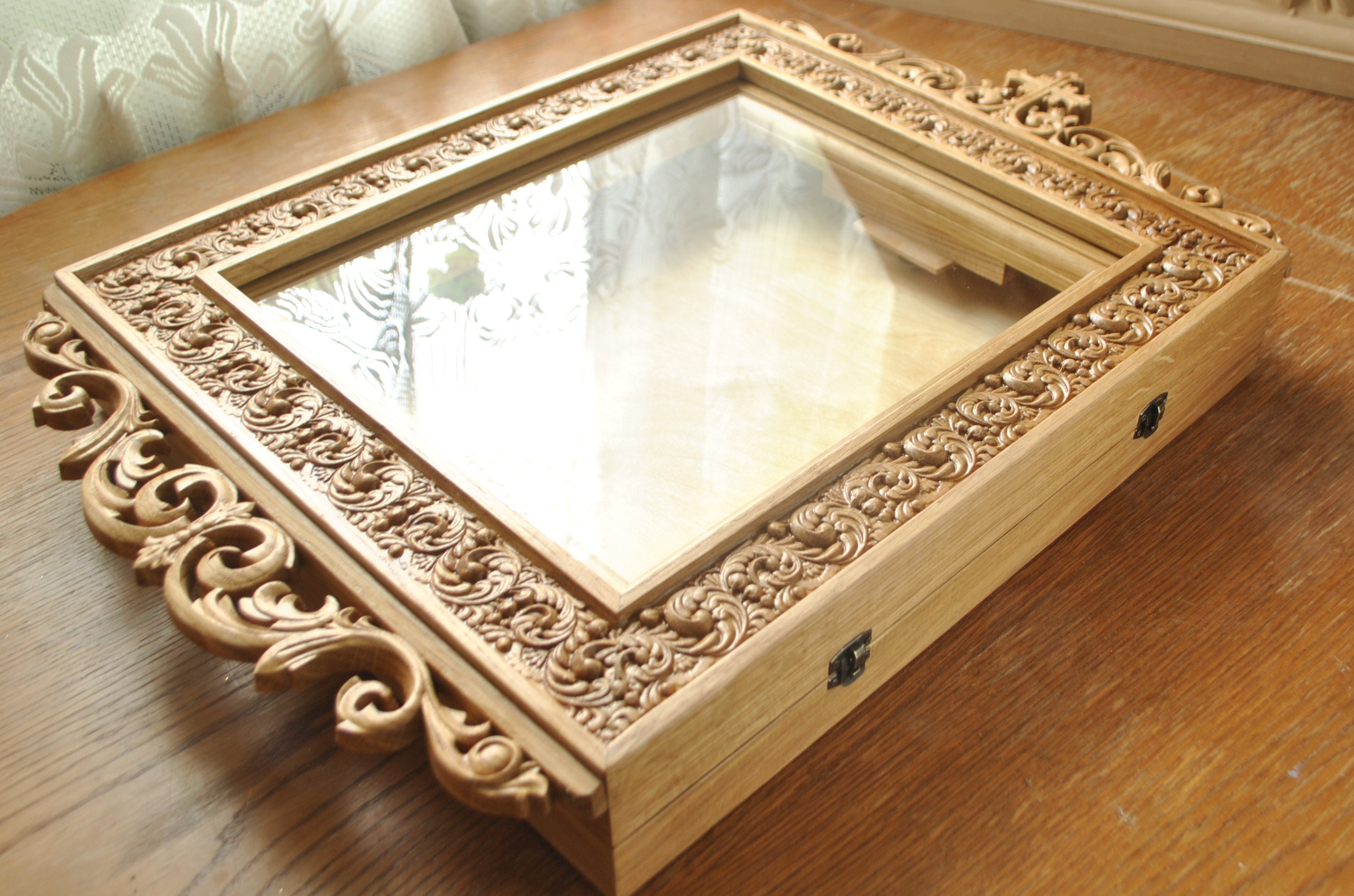 Decorative Double Wooden Carved Frame - Etsy
