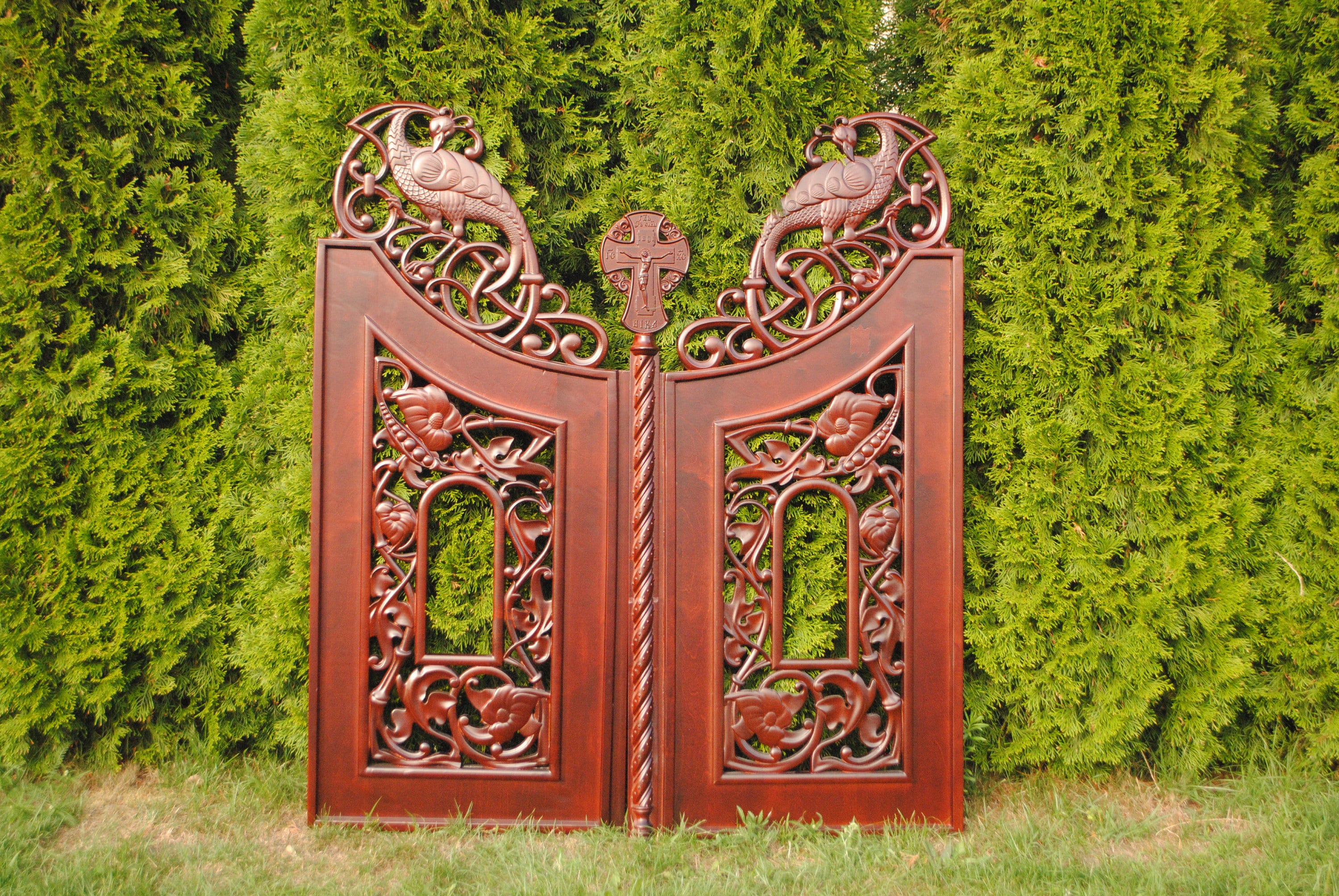 Royal Door for Orthodox Church Iconostasis. Wood Carved Gates. Greek ...