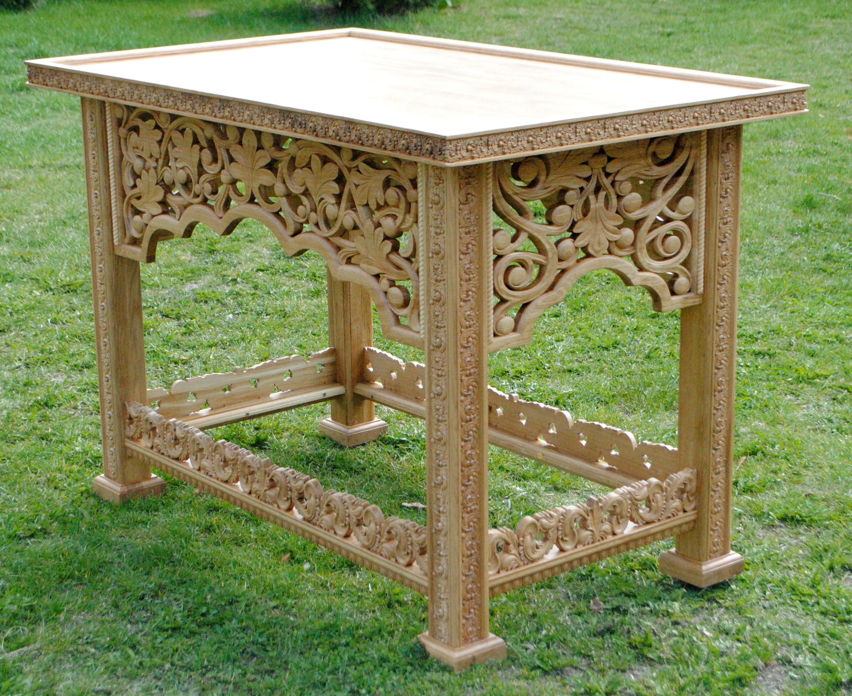 Wooden Orthodox Carved Table for Shroud of Christ Table for | Etsy