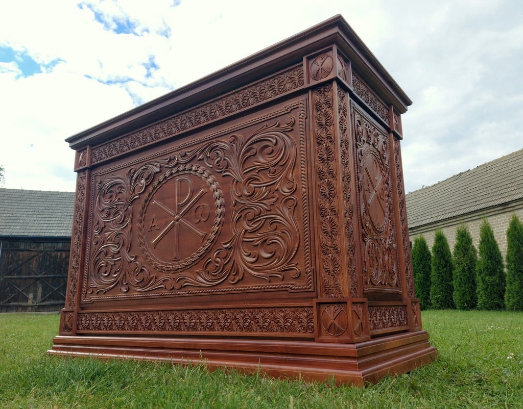 Christian Altar Table Orthodox Catholic Church Furniture Liturgical ...