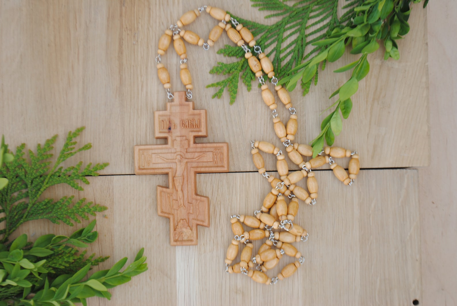 Priests Pectoral Orthodox Wooden Cross. Gift for Priest Eight-pointed ...