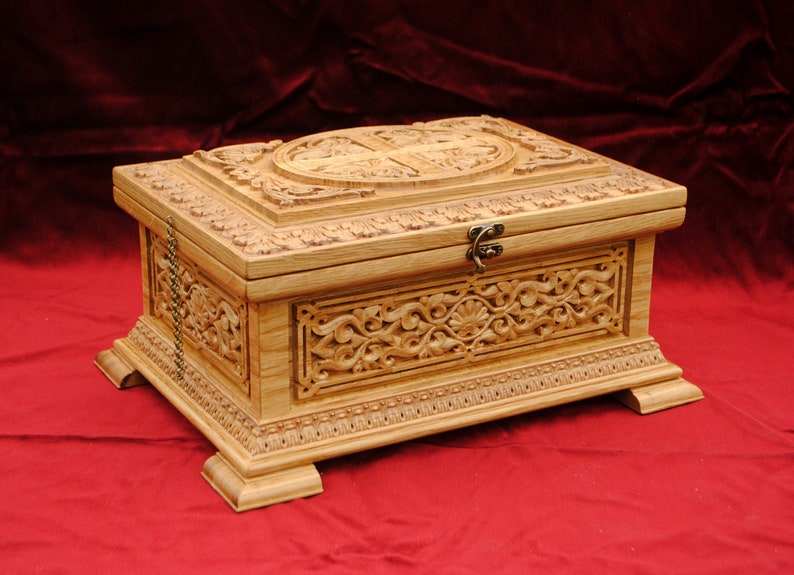 Orthodox Carved Wooden Reliquary Box - Etsy
