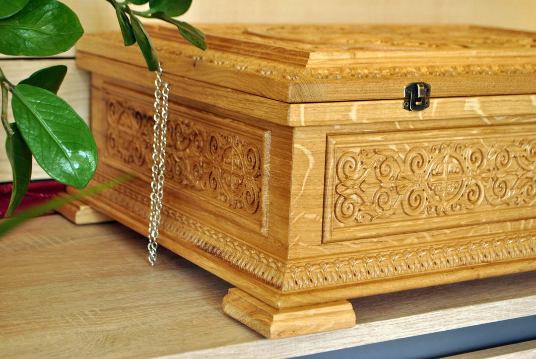 Wooden Reliquary Box. LARGE Size. With Holes for Relics - Etsy