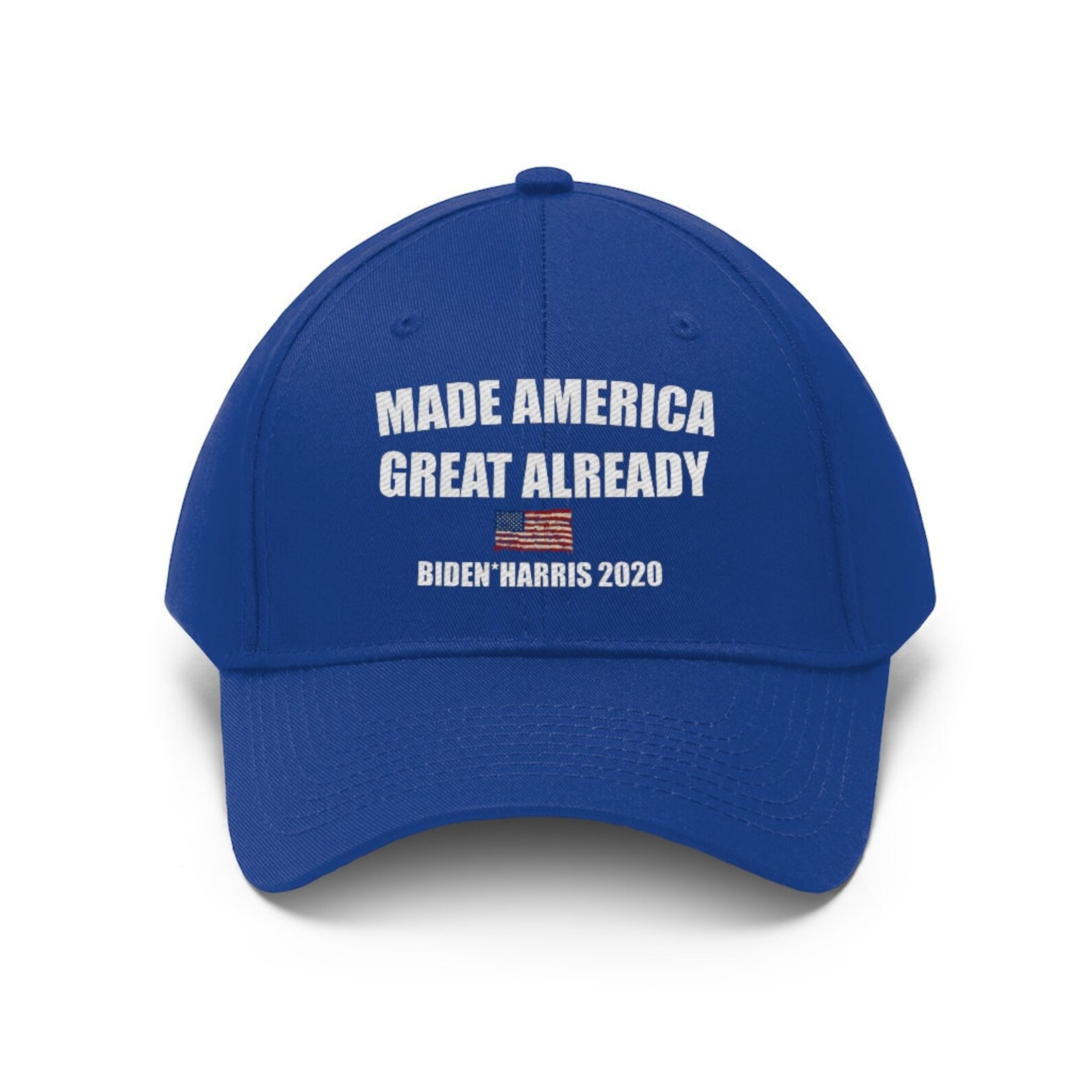 MADE AMERICA GREAT Already Embroidered Hat Blue maga Hat | Etsy