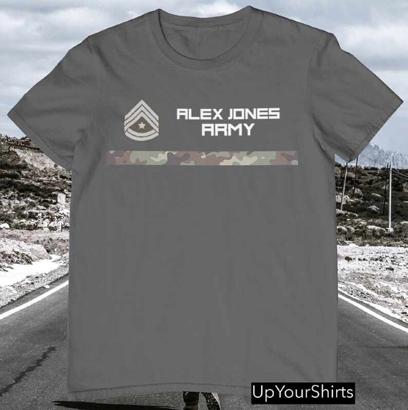 ALEX JONES SHIRTS Alex Jones Army T-shirt the Alex Jones - Etsy