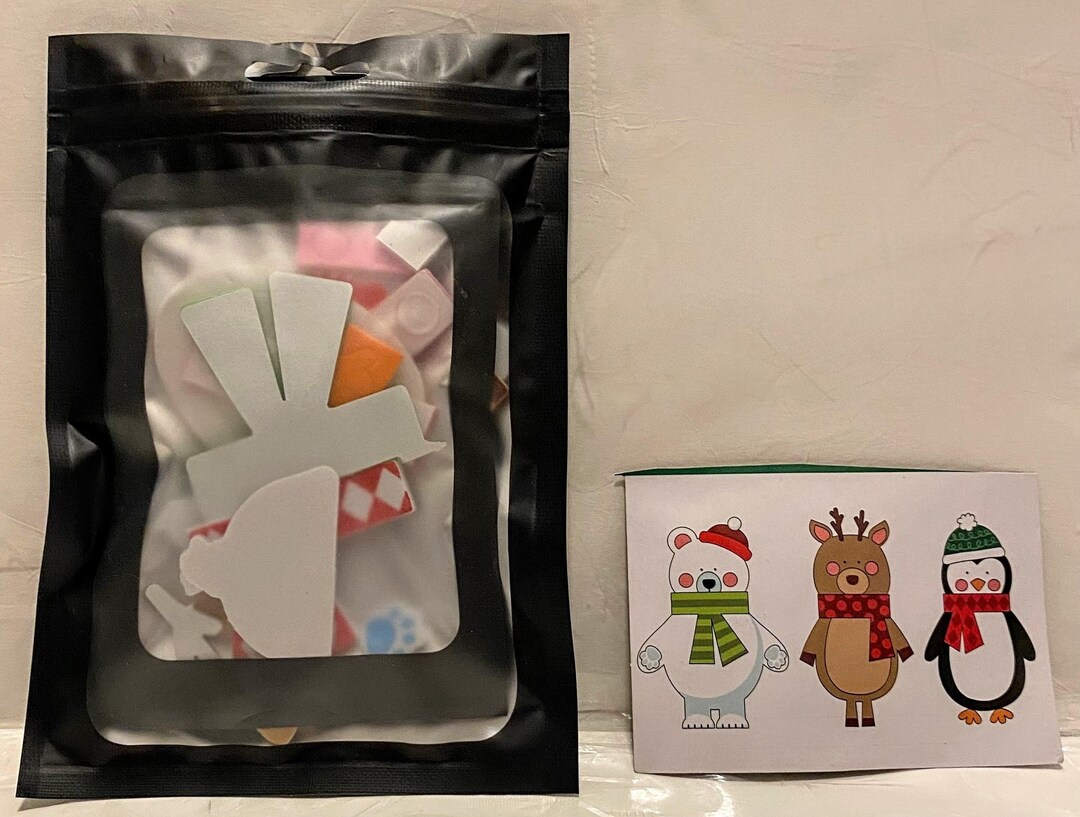 SNOWMAN/REINDEER/PENGUIN Foam Craft Kit (includes All Foam Sticker ...