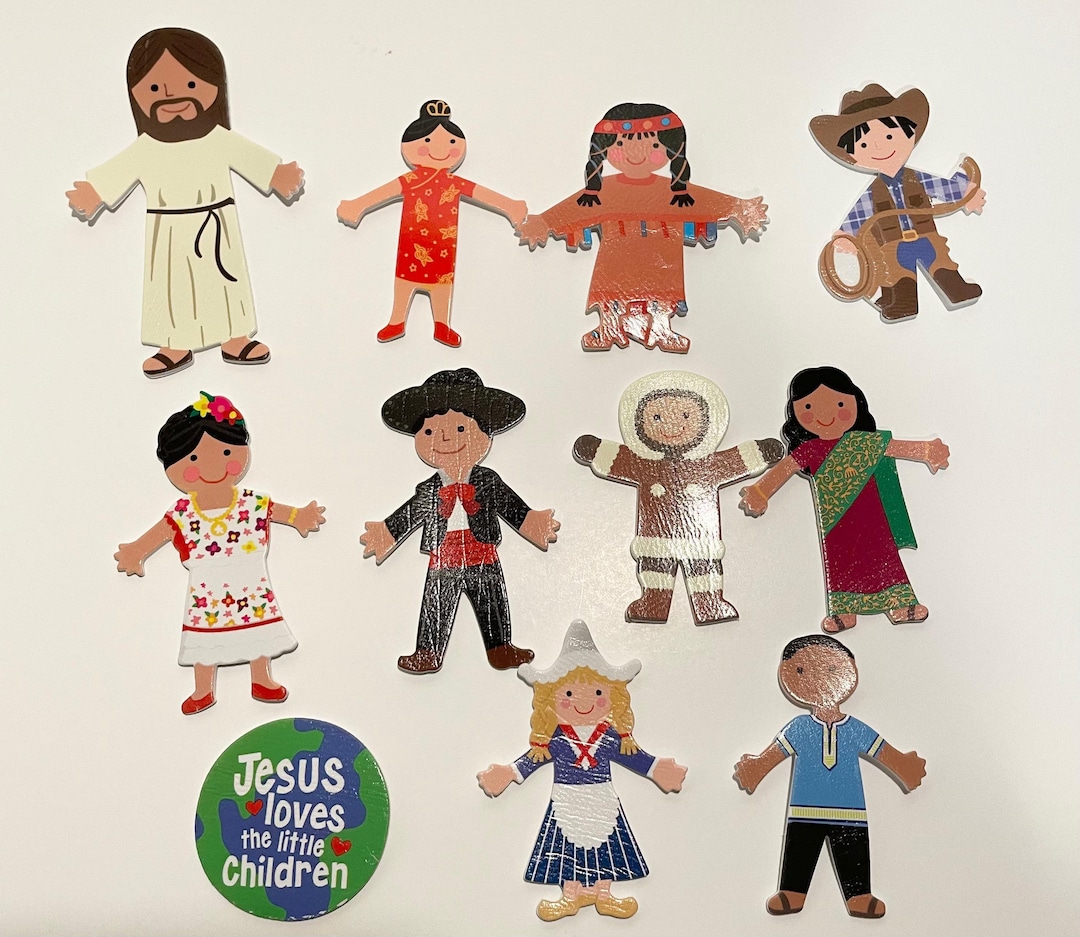 Jesus Loves the Children FOAM STICKERS Kit- Mixed Assortment of 11 ...