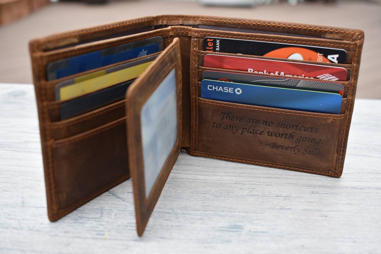 Personalized Leather Wallet Personalized Wallet Personalized - Etsy
