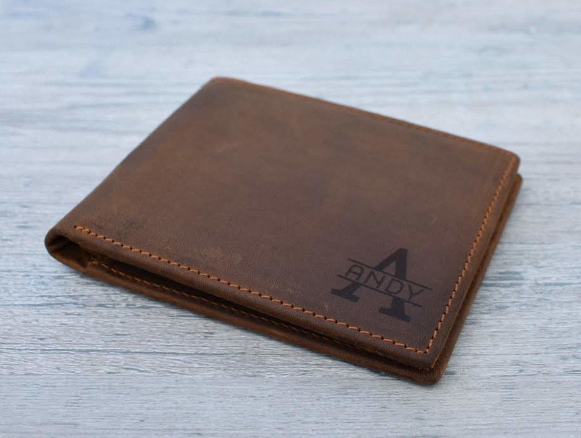Personalized Leather Wallet Personalized Wallet Personalized - Etsy