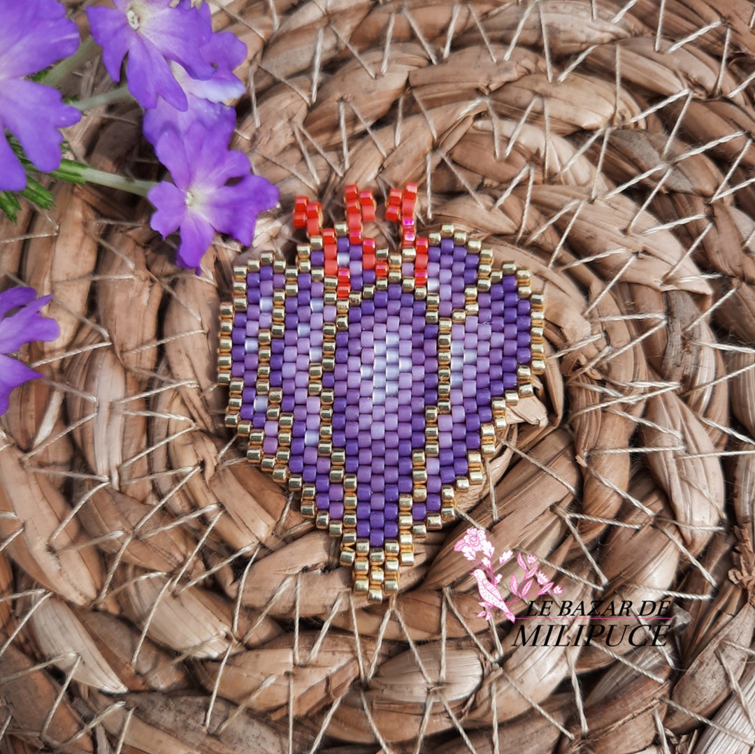 Crocus Diagram for Weaving With Miyuki Beads Pattern for - Etsy