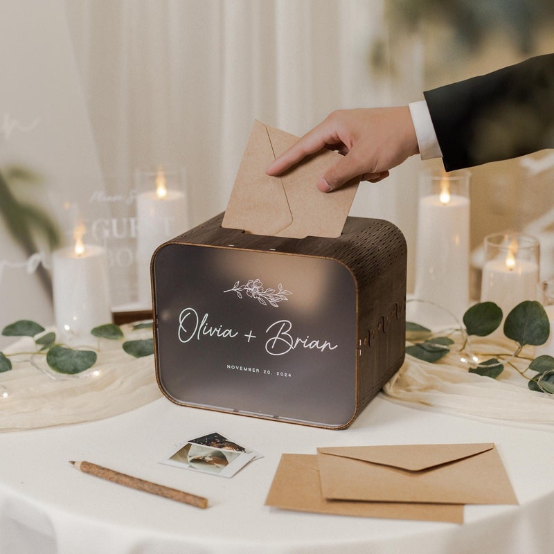 Wedding Card Box Rustic - Etsy