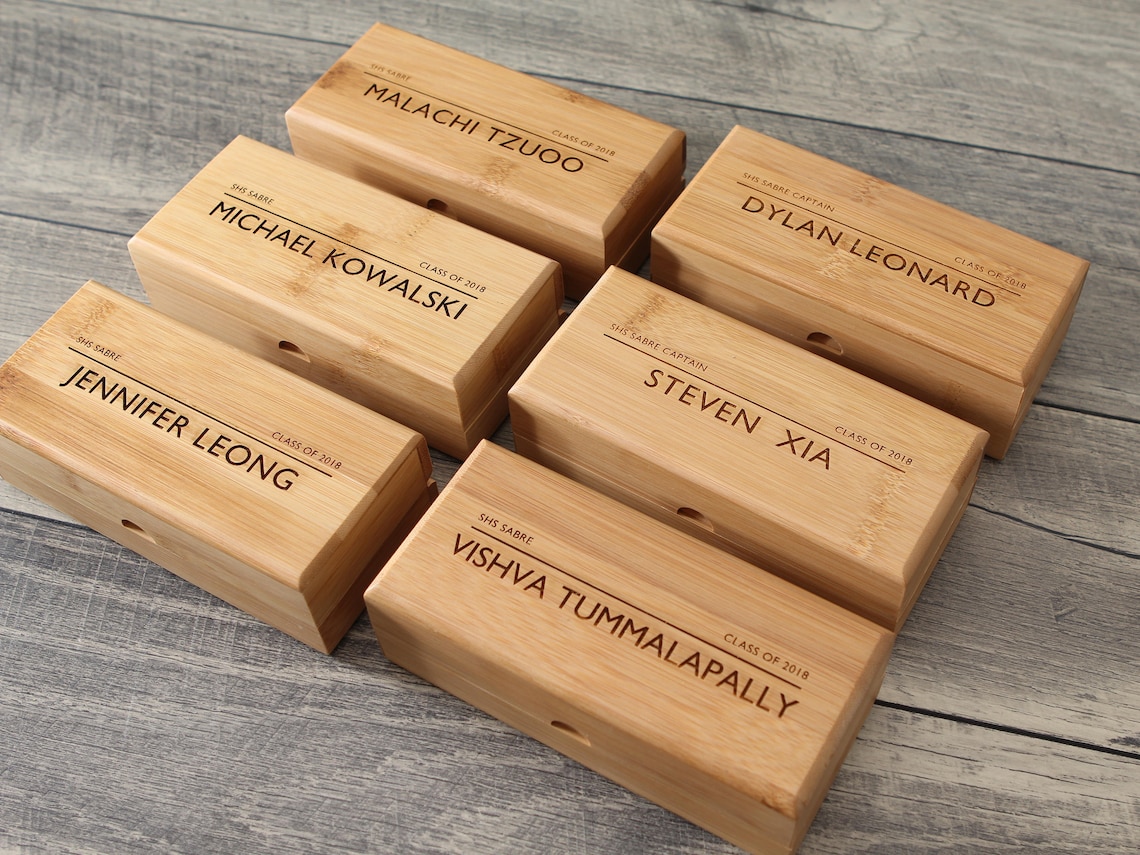 Personalized Multi-tool W/ Optional Bamboo Box - Engraved Wood Knife ...