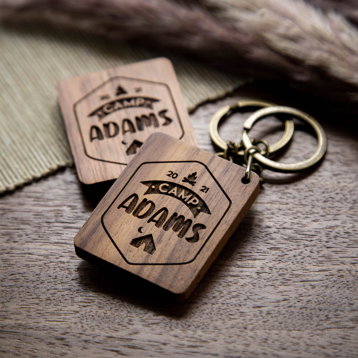 Rectangle Wood Key Chain Engraved Keychain for New Driver | Etsy