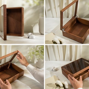 8x10 Shadow Box With Glass Lid (design 5) - Personalized Baby Memories ...