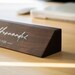Wood Name Block white Print 11.75 Personalized Desk - Etsy