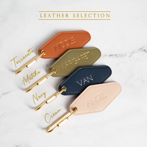 Embossed Diamond Leather Keychain (name) - Modern Luxury Key Chain FOB ...