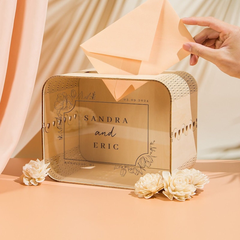 Reception Card Box - Etsy