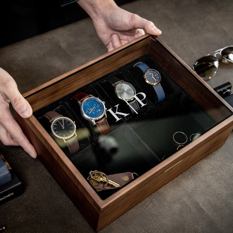 Hand Made Wood Valet Box - Etsy