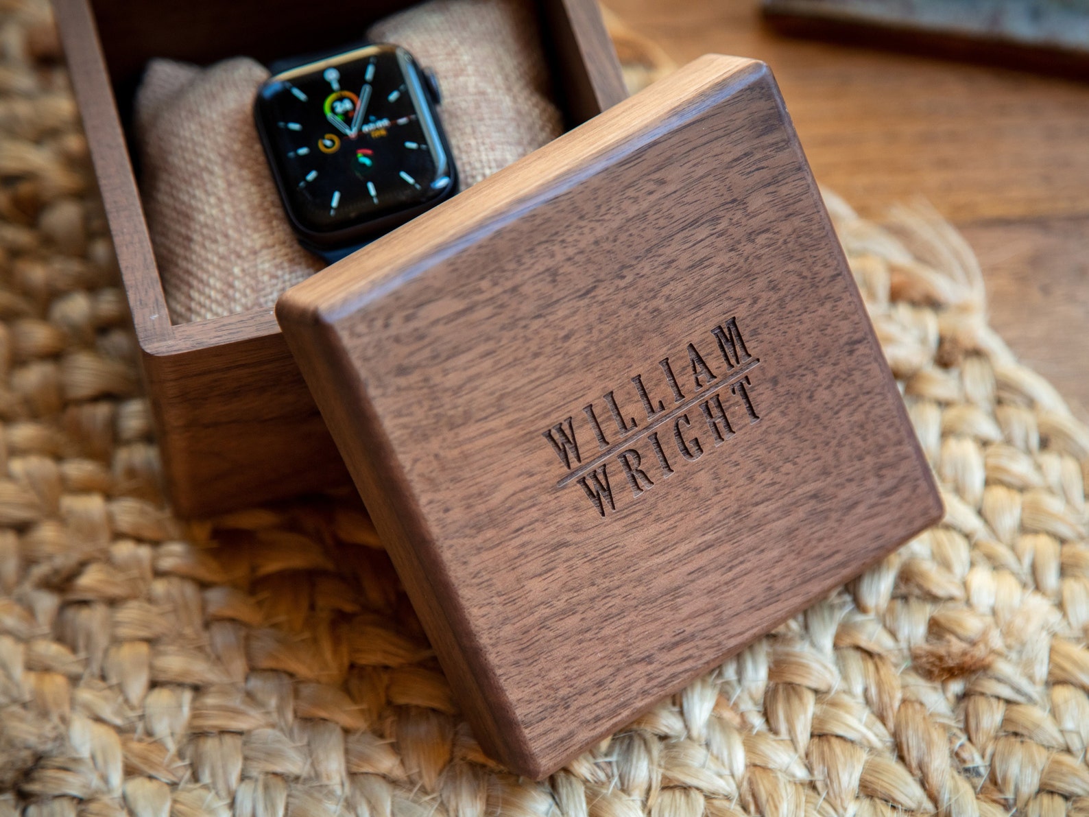 Square Walnut Watch Gift Box & Pillow Only watch NOT - Etsy