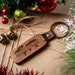 Wood Key Chain Custom Engraved Rustic Keychain FOB for Anniversary ...