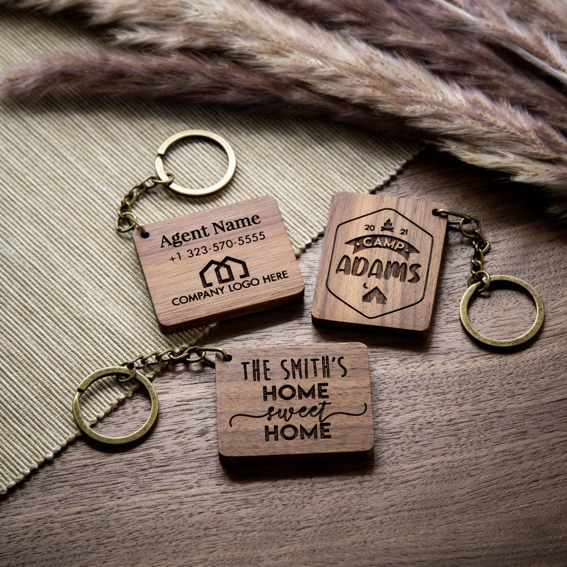 Rectangle Wood Key Chain Engraved Keychain for New Driver | Etsy