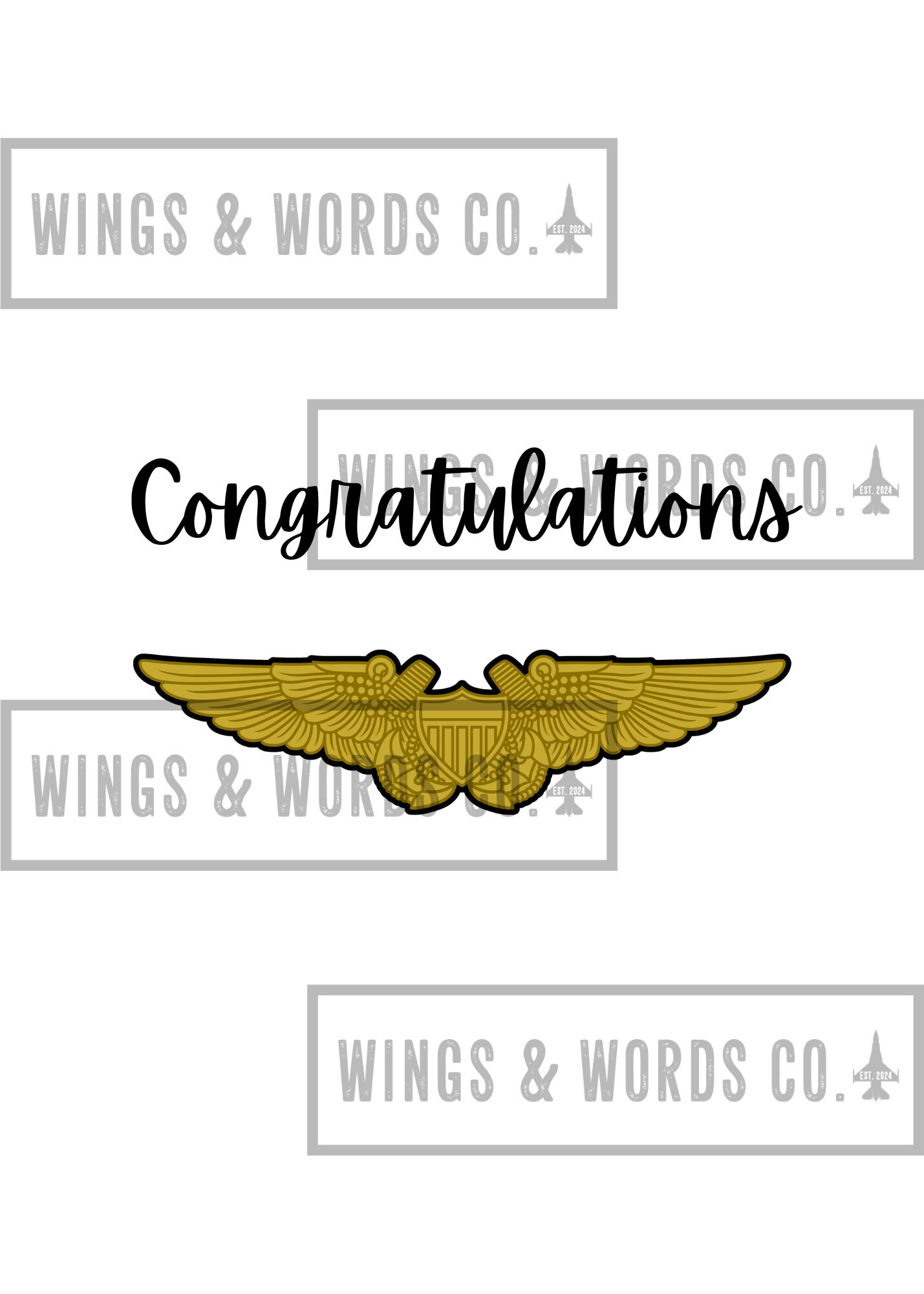 SNFO Flight School Congratulations Card | DIGITAL FILE | Naval Aviation ...
