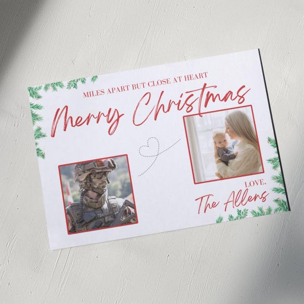 Military Christmas Cards - Etsy