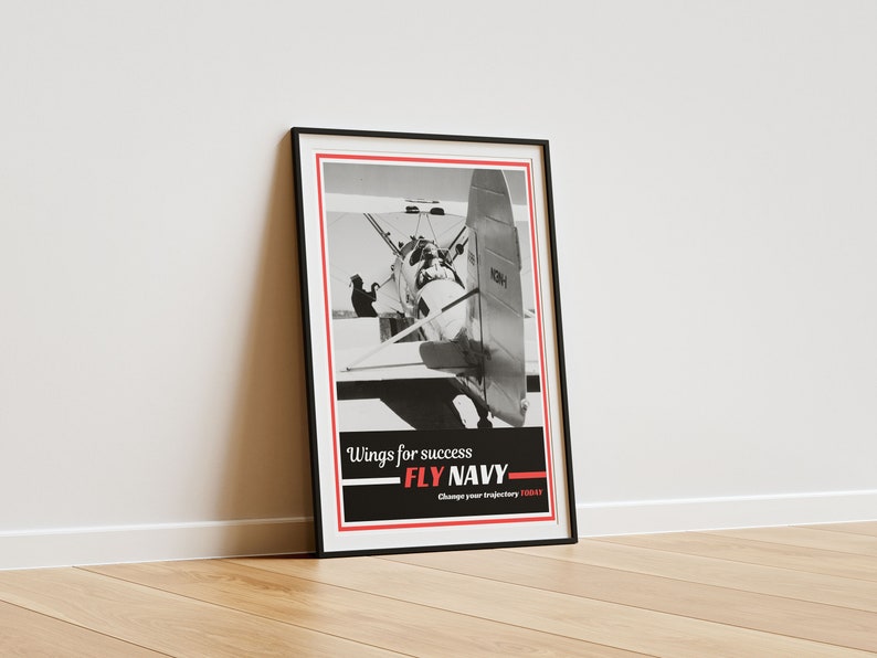 Vintage US Naval Aviation Poster | DIGITAL FILE - Etsy