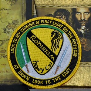 LOTR Embroidered Patch (riders of Rohan) || by Orbital Design Lab - Etsy