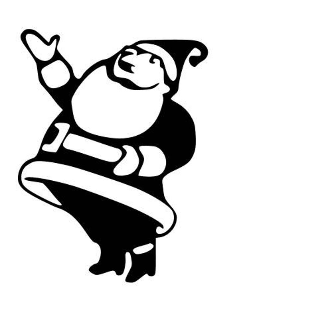 Old Fashioned Santa SVG Cutting File - Etsy