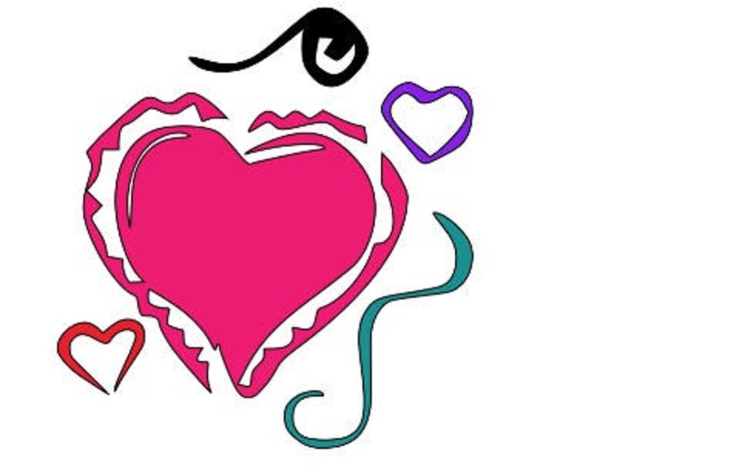 Heart Cluster SVG Cutting File - Etsy