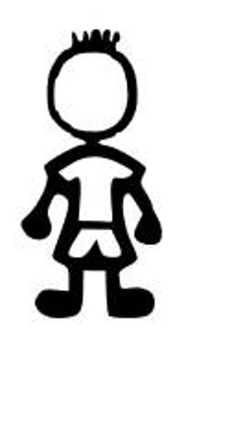 Boys Stick Figure SVG Cutting Files 6 Total - Etsy