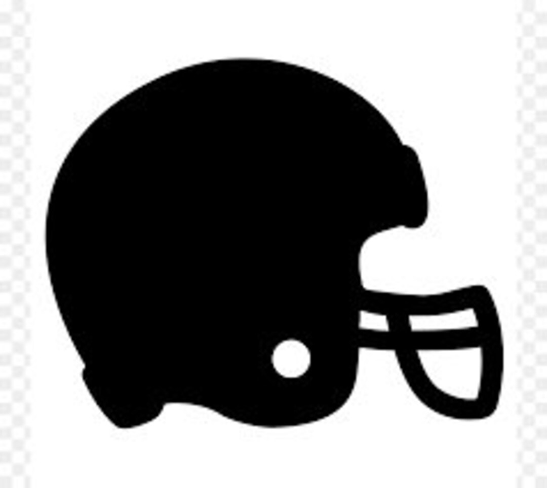 Football Helmet SVG File - Etsy
