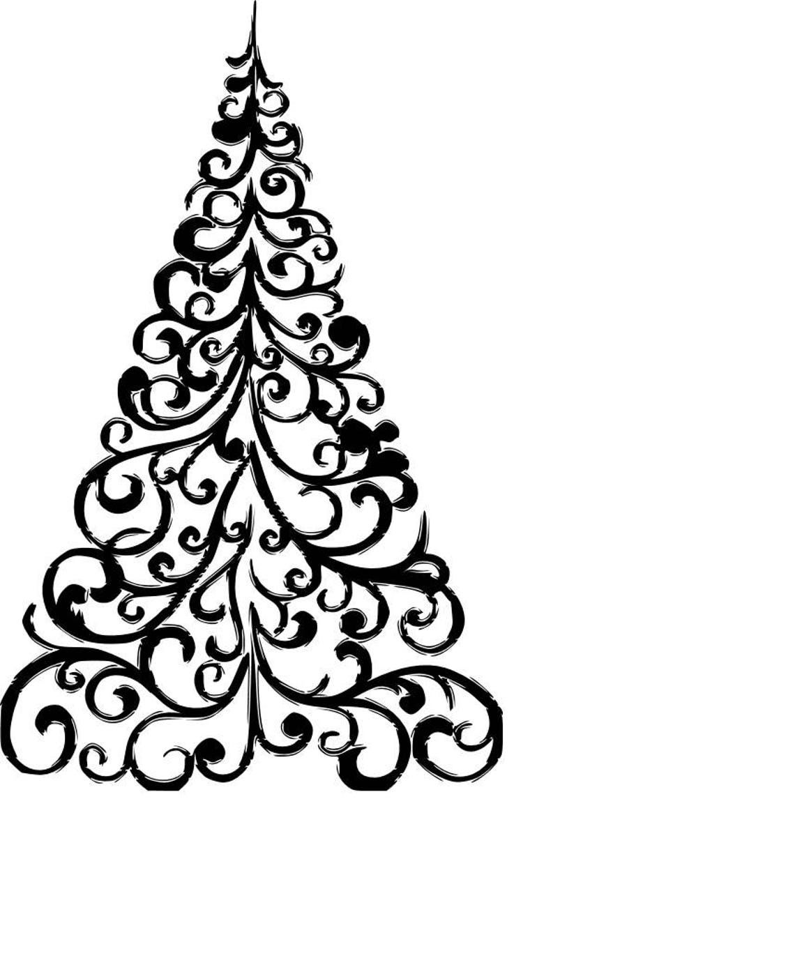 Vintage Look Scroll Christmas Tree - Etsy