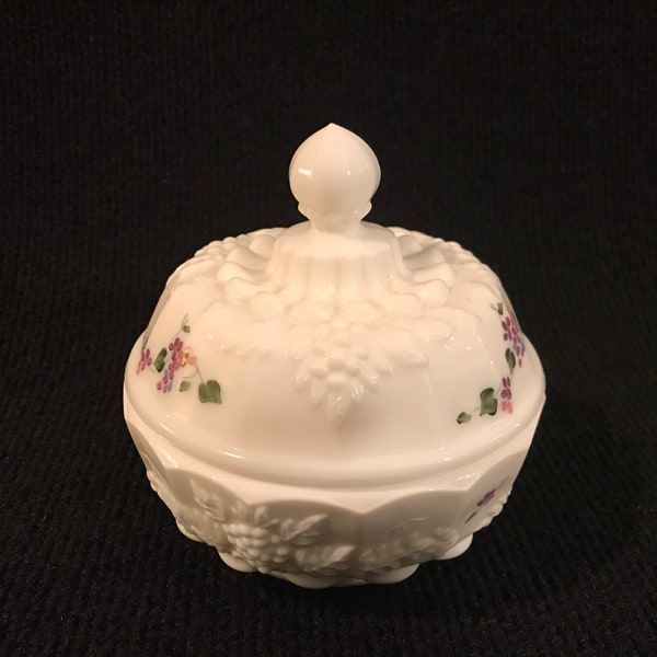 Fenton Glass Box With Lid - Etsy