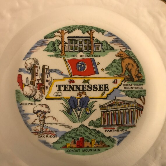 A Tennessee State the Volunteer State Collector's Plate | Etsy