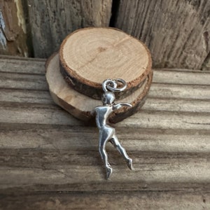 Vintage Silver Dancer Charm Ballet Modern Contemporary Lyrical Dancing ...