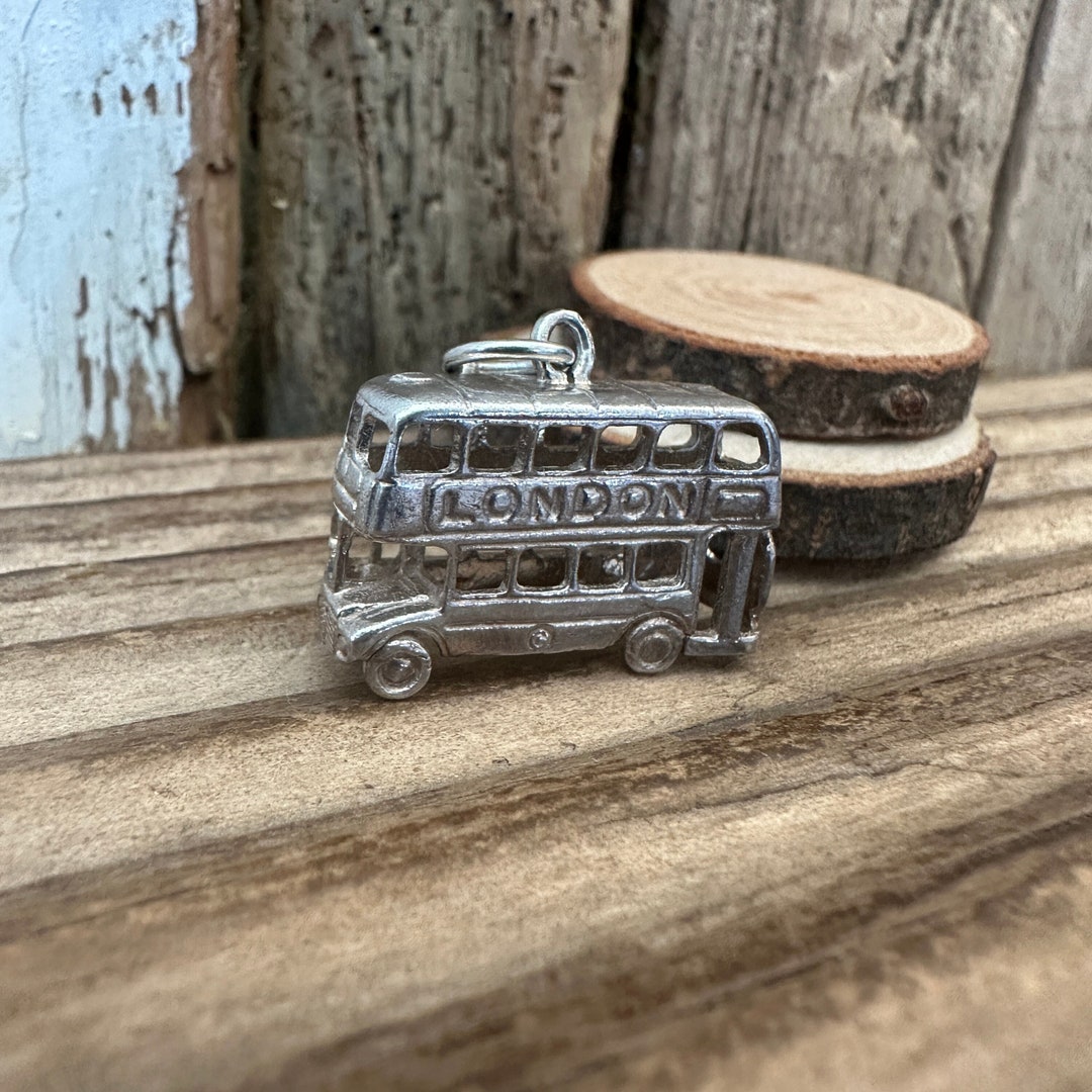 Vintage Solid Silver London AEC Routemaster Bus Charm Double Decker ...